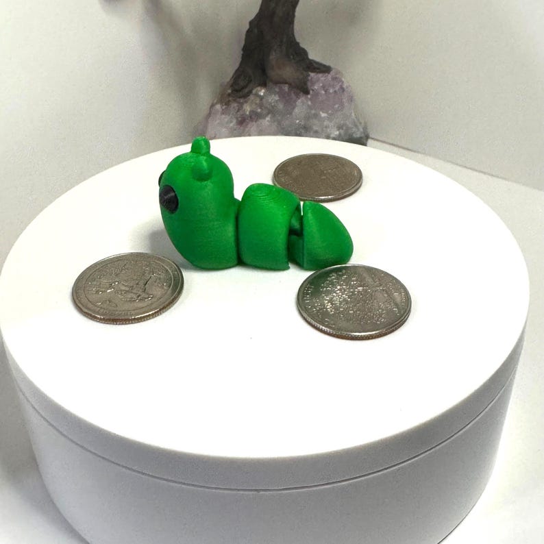 Slug Fidget Toy – Articulated Garden Creature – Smooth Flexible Stress ...