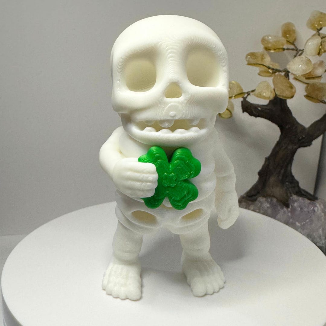 Large Lucky Skeleton Fidget Toy – Articulated Bones – Good Luck Charm ...