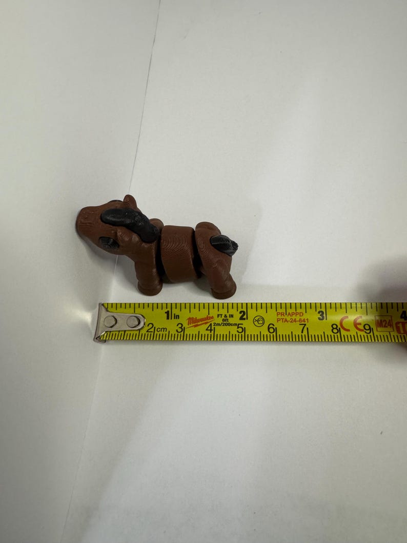 Horse Fidget Toy – 3D Printed Articulated Horse – Cute Farm Animal Desk ...