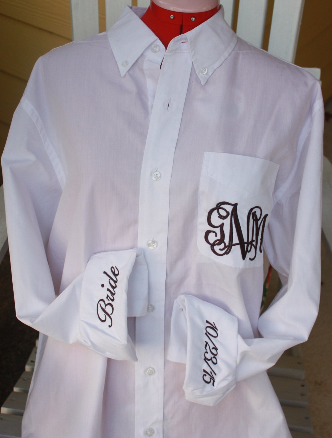 Bridal Monogrammed Shirt - Etsy
