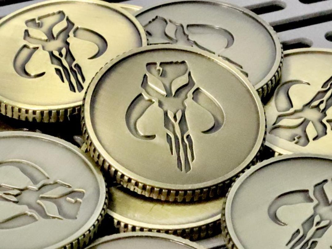 Mandalorian Coin // Metal Kessel Sabacc Game Token - Etsy