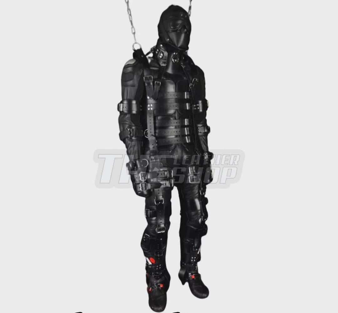 Leather Full Body Suspension Harness – Handmade Adjustable Gear ...
