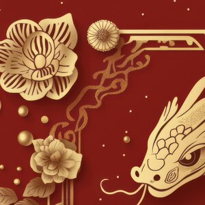 Lunar New Year 2025 Year of the Snake Clipart, Printable Chinese Zodiac ...