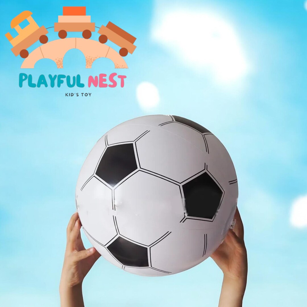 Thickened PVC Inflatable Soccer Ball, Inflatable Beach Ball, Inflatable ...
