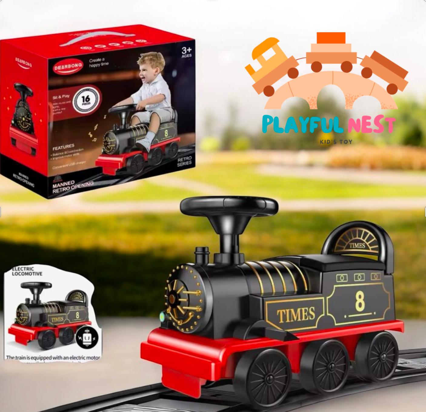 Locomotive, Ride on Electric Train Kids, Toys, Train Toys, Train, Kids ...