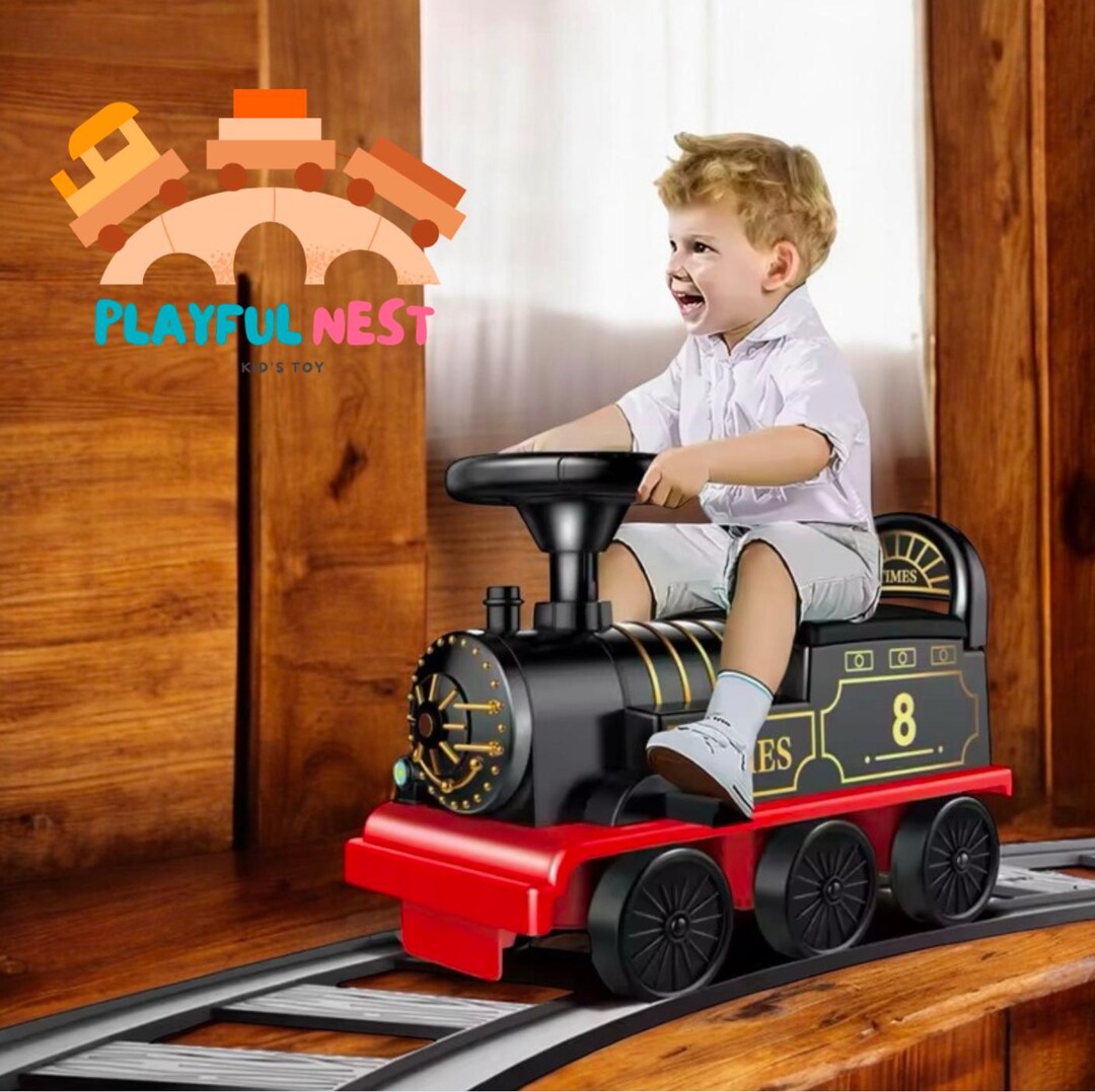 Locomotive, Ride on Electric Train Kids, Toys, Train Toys, Train, Kids ...