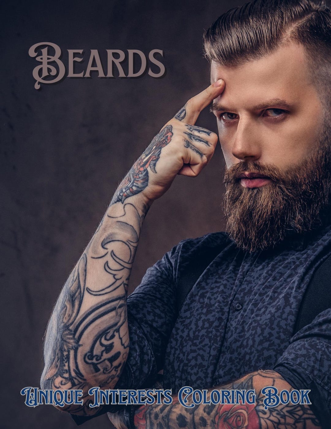 Beards Coloring Book - Etsy