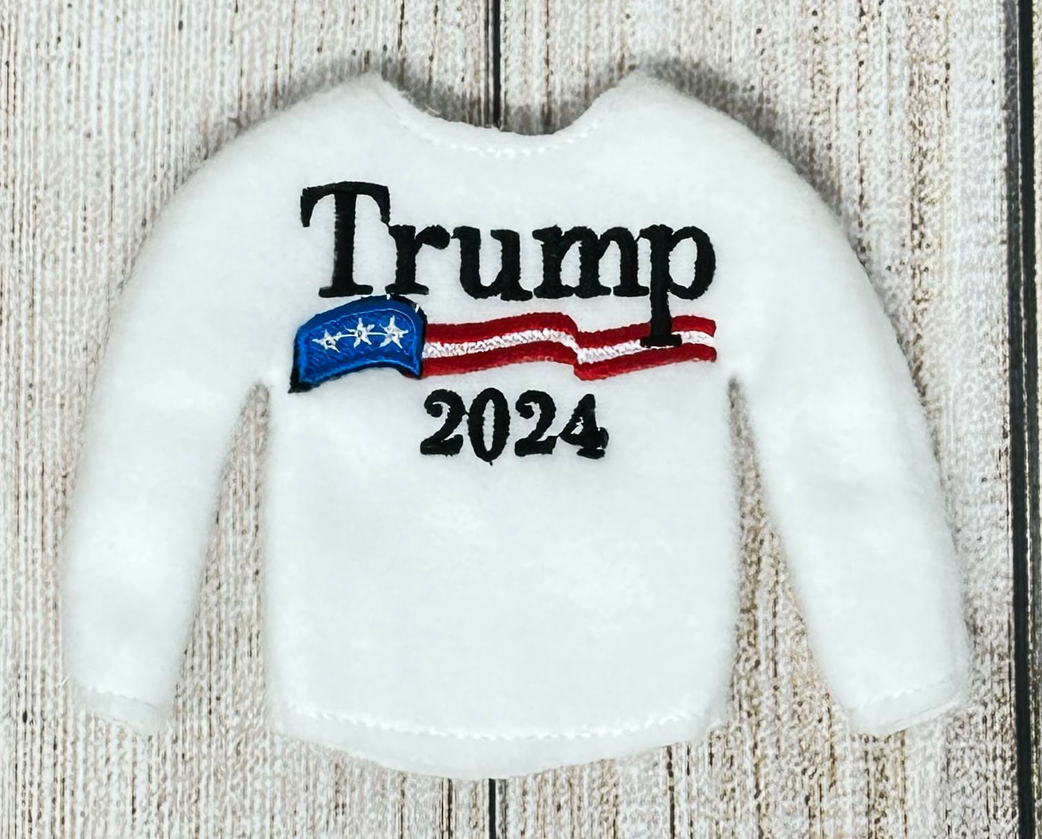 Trump 2024 Elf Sweater, Doll Clothing, Political Shirt, Elf Props, Elf ...