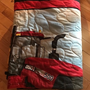 Case IH Quad Tractor Quilt - Etsy