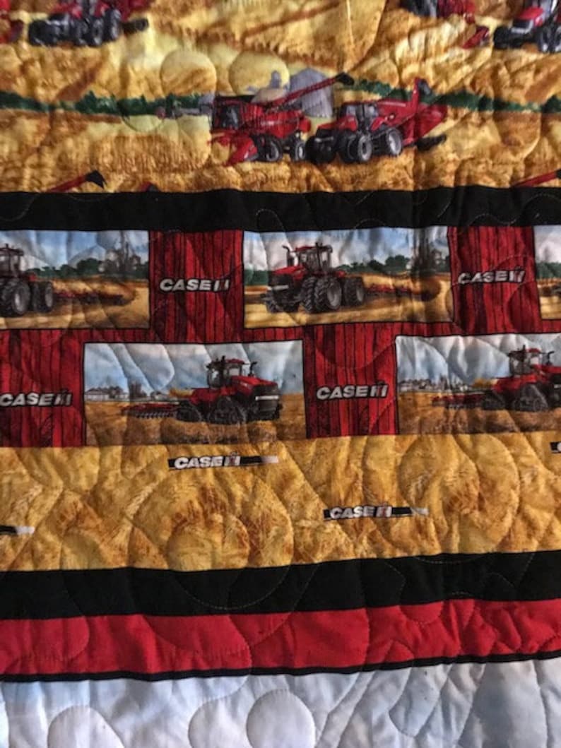 Case IH Quad Tractor Quilt - Etsy