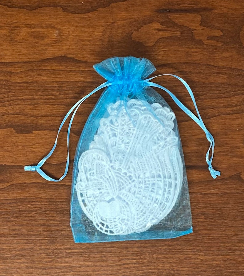FSL Angel Collection#2 - Set of 10, Embroidered Angel Ornaments, Angel ...
