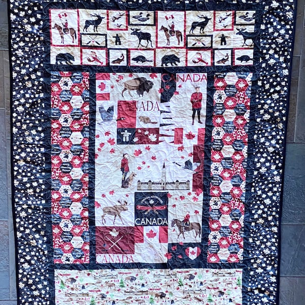 Canadian Quilt - Etsy