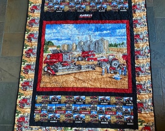 Case IH Quad Tractor Quilt | Etsy Canada
