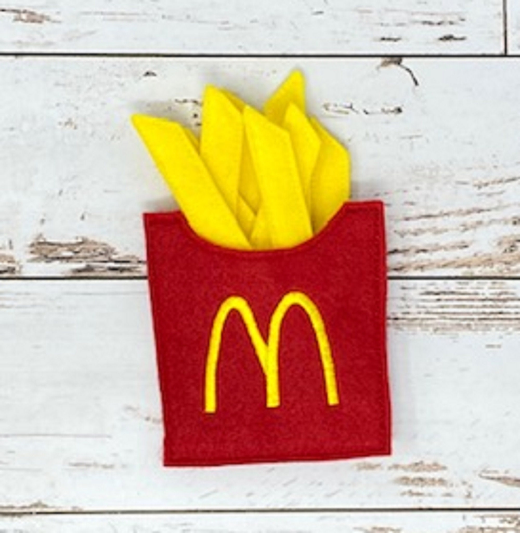 French Fries Play Food Felt Pretend Kitchen Felt Food Quiet | Etsy