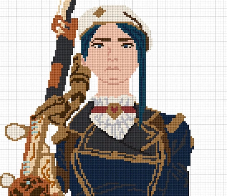 Arcane Caitlyn Cross Stitch Pattern - Etsy