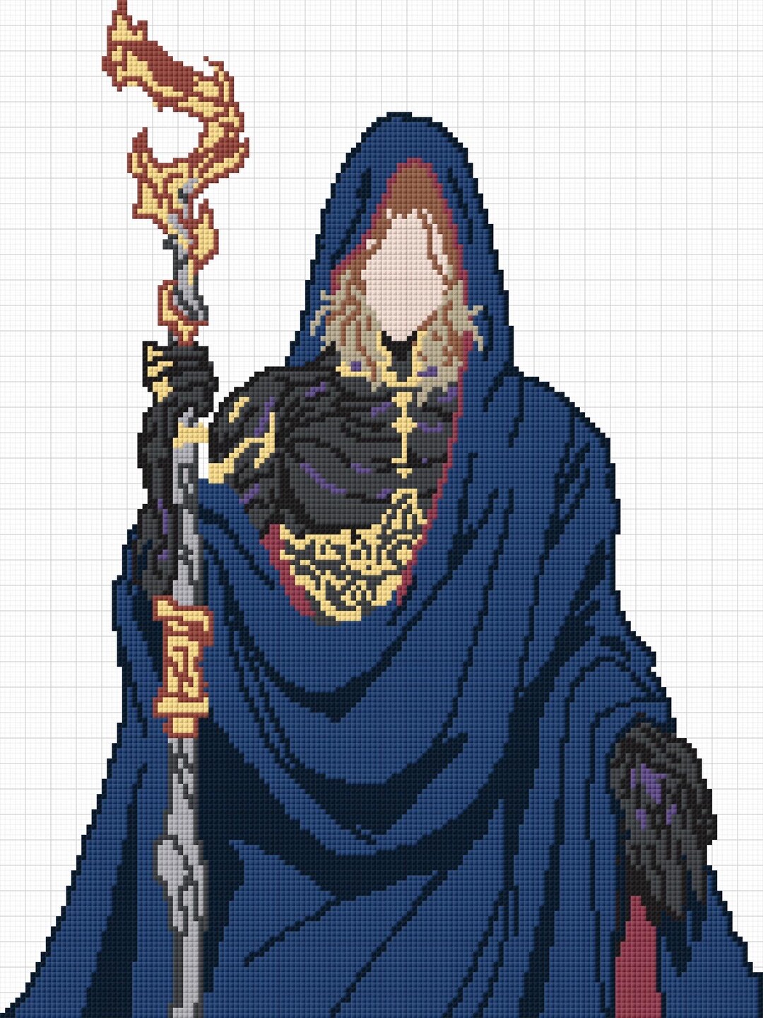 Arcane Viktor Herald Cross Stitch Pattern - Etsy