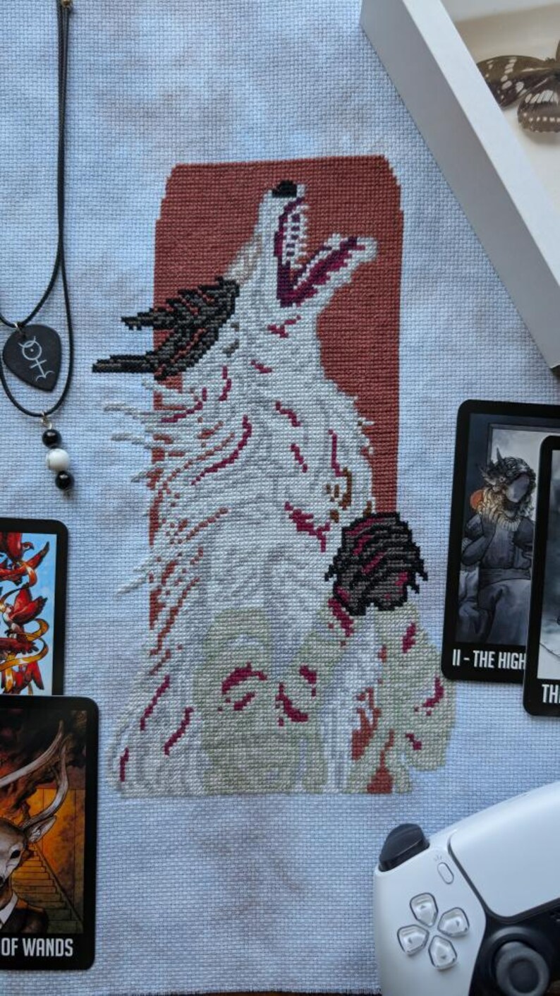 Bloodborne Vicar Amelia Cross Stitch Pattern - Etsy