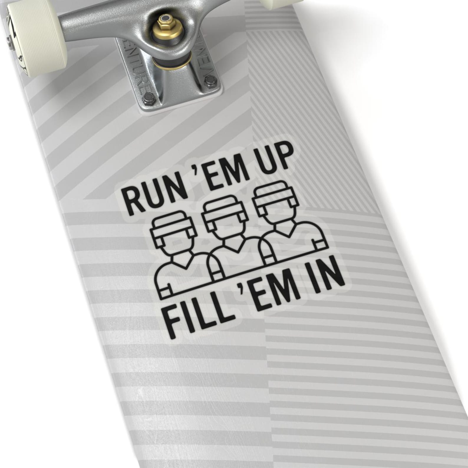 Shoresy Run Em Up, Fill Em in - Kiss-cut Stickers - Etsy