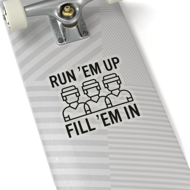 Shoresy Run 'em Up, Fill 'em in Kiss-cut Stickers - Etsy