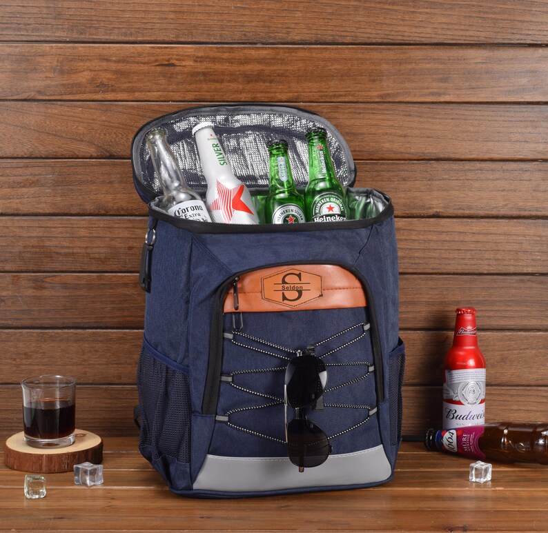 Personalized Cooler Backpack: Insulated Beer Bag, Groomsmen Gift - Etsy