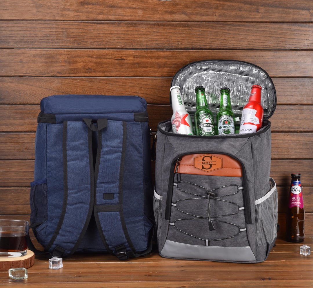 Personalized Cooler Backpack: Insulated Beer Bag, Groomsmen Gift - Etsy