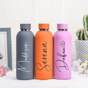 Engraved Bottle, Party Favors, Water Bottle, Custom Bottle, Wedding ...