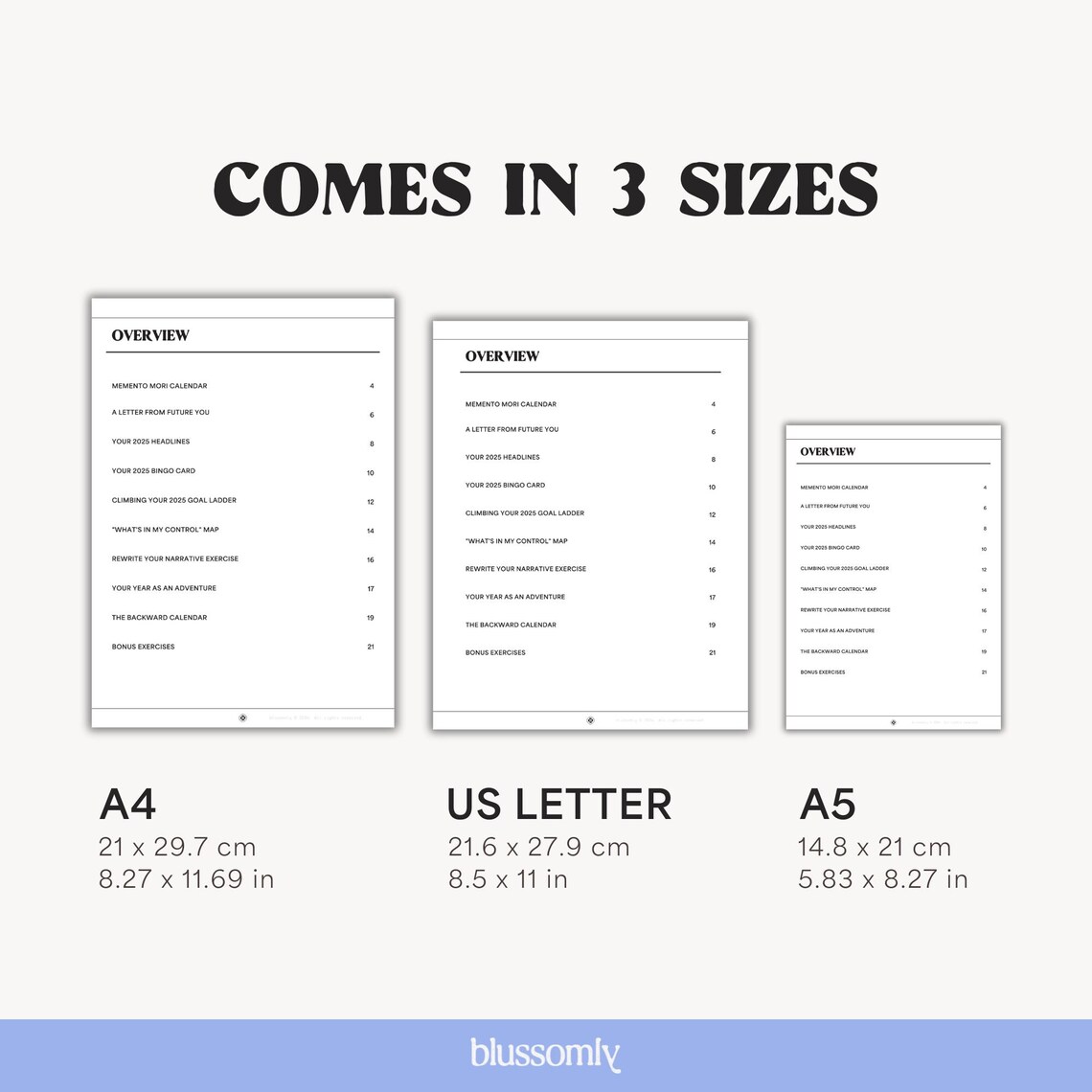 Yearly Reflection & 2025 Goal Planner | Printable Worksheets and ...
