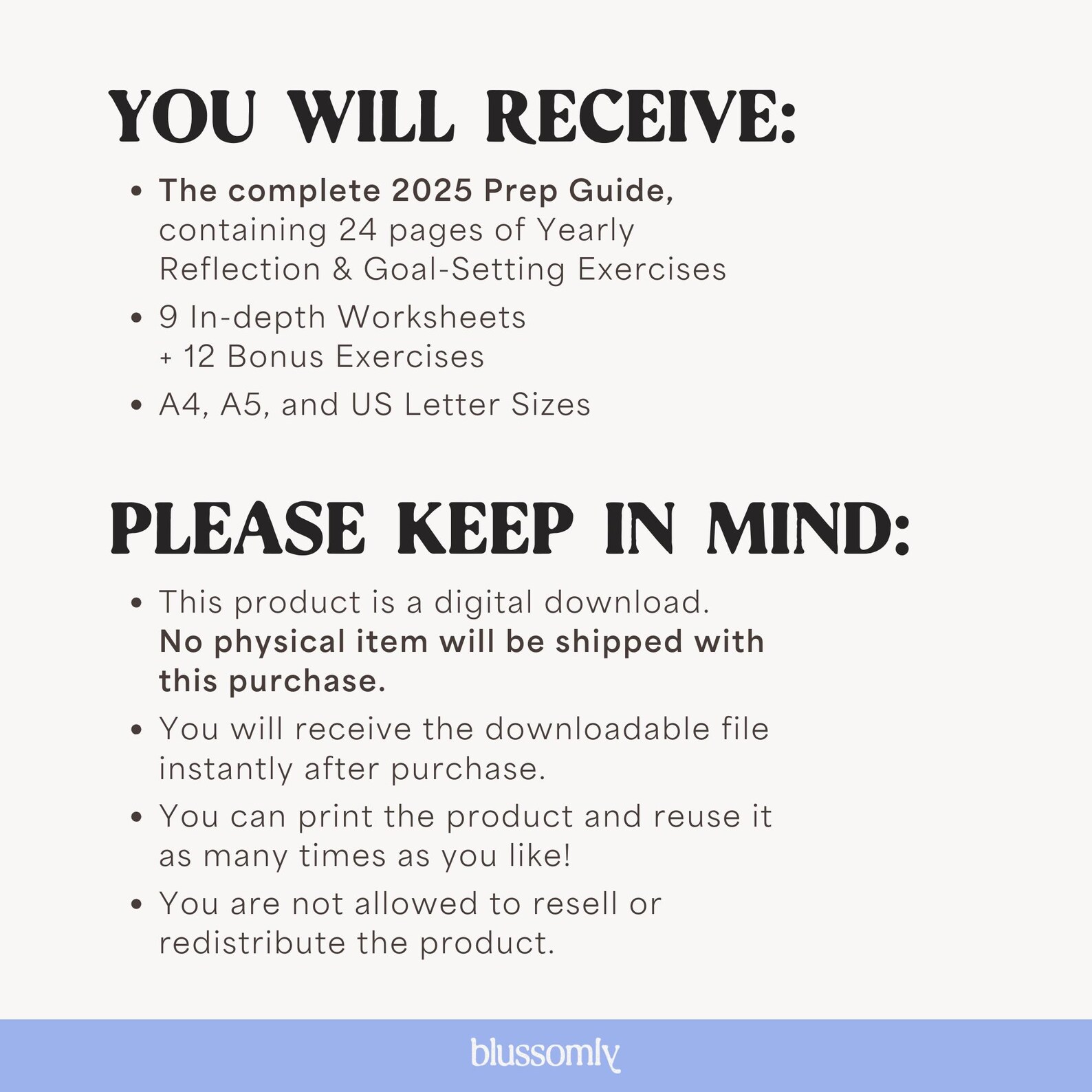 Yearly Reflection & 2025 Goal Planner | Printable Worksheets and ...