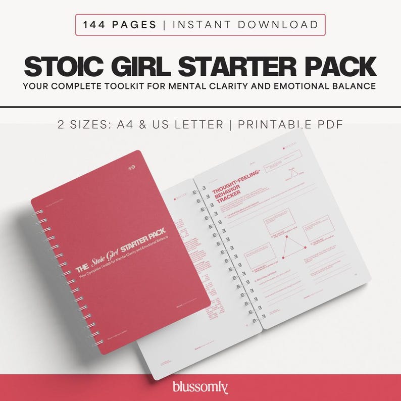 Stoic Girl's Guide: Emotional Regulation Workbook (digital Download PDF ...