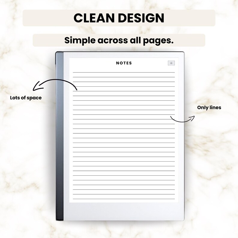 Remarkable Paper Pro Notebook: Hyperlinked Meeting Diary (PDF Template) - Etsy