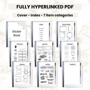 Shapes for Remarkable Paper Pro Tablet to Create Stickers - Hyperlinked ...