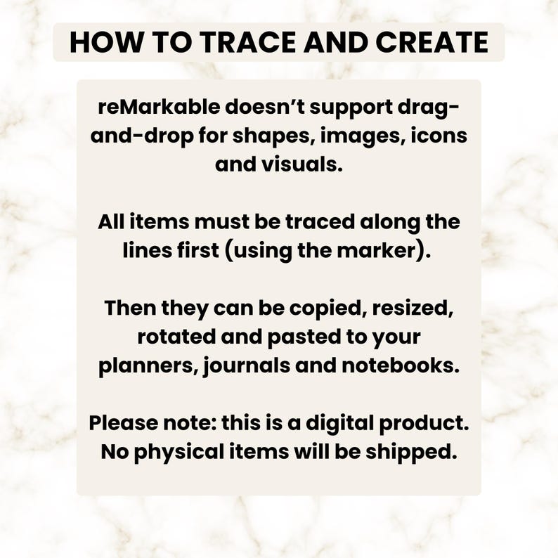 Shapes for Remarkable Paper Pro Tablet to Create Stickers - Hyperlinked ...