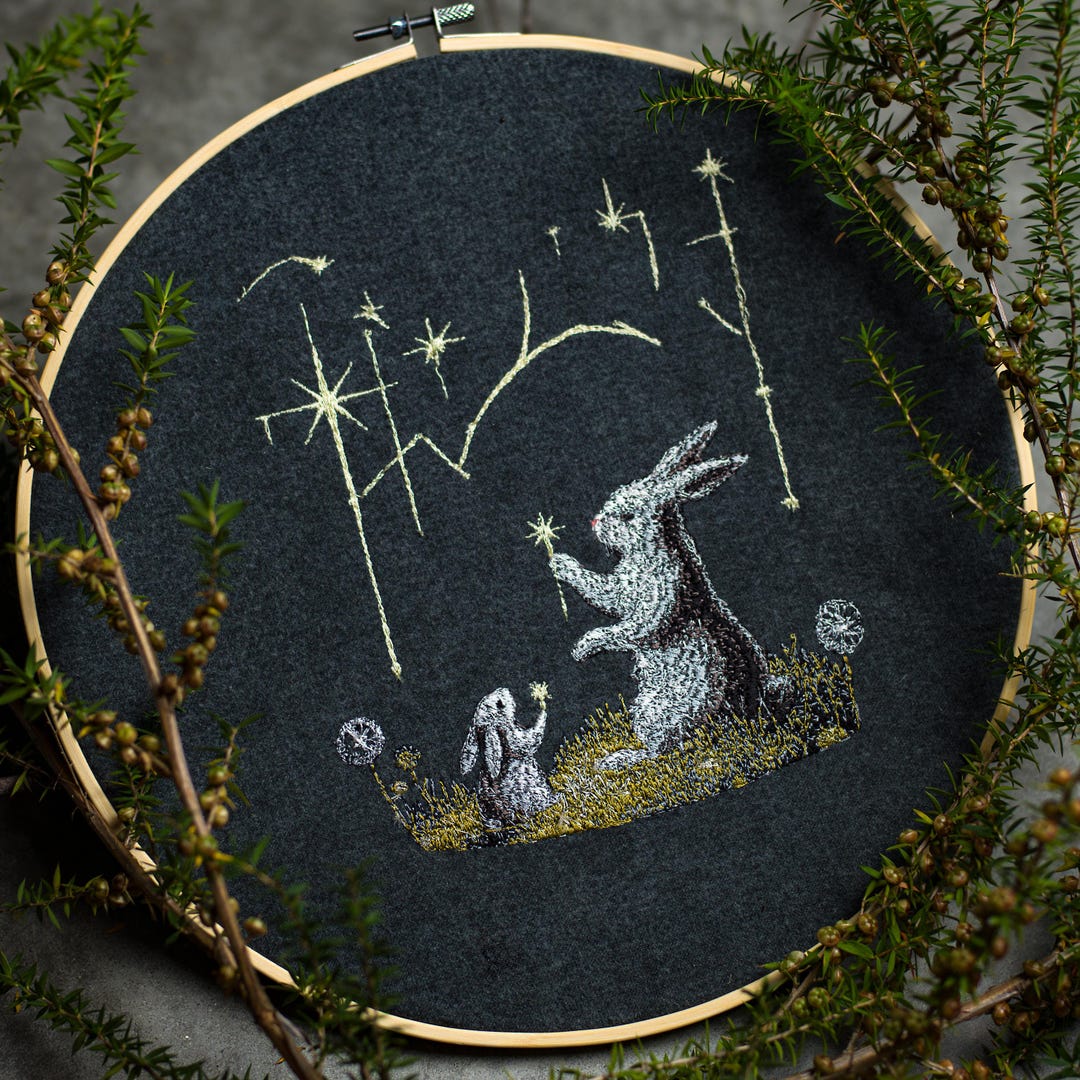 Threaded Whimsy - Dreamer of the Twilight Sky | Rabbit Machine ...