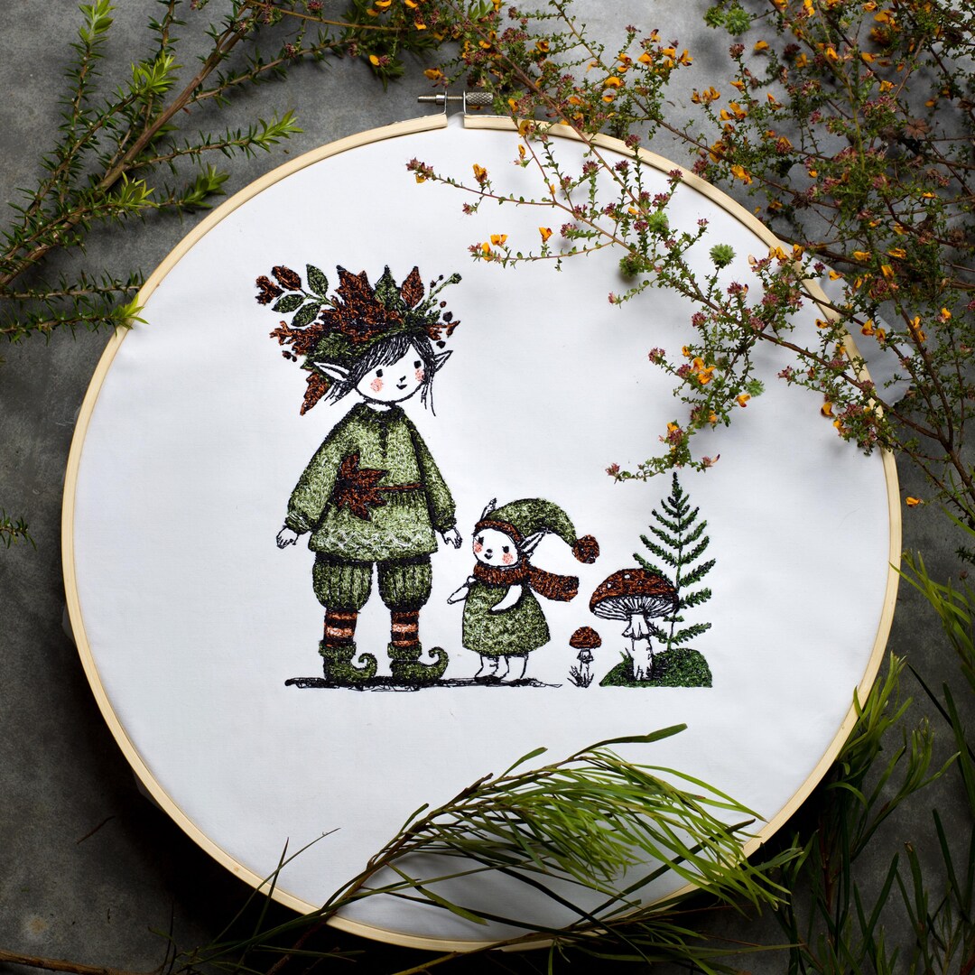 Elves of Fern Hallow - the Elf and the Little Forest Keeper | Machine ...