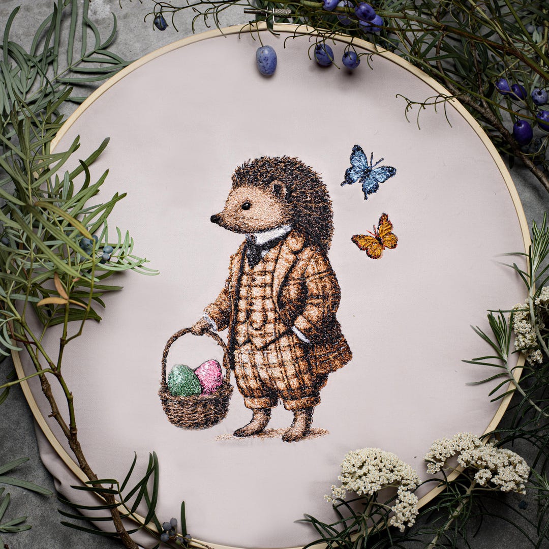Whispers of Easter Dawn - Hedgehog's Gift of Easter Cheer | Machine ...