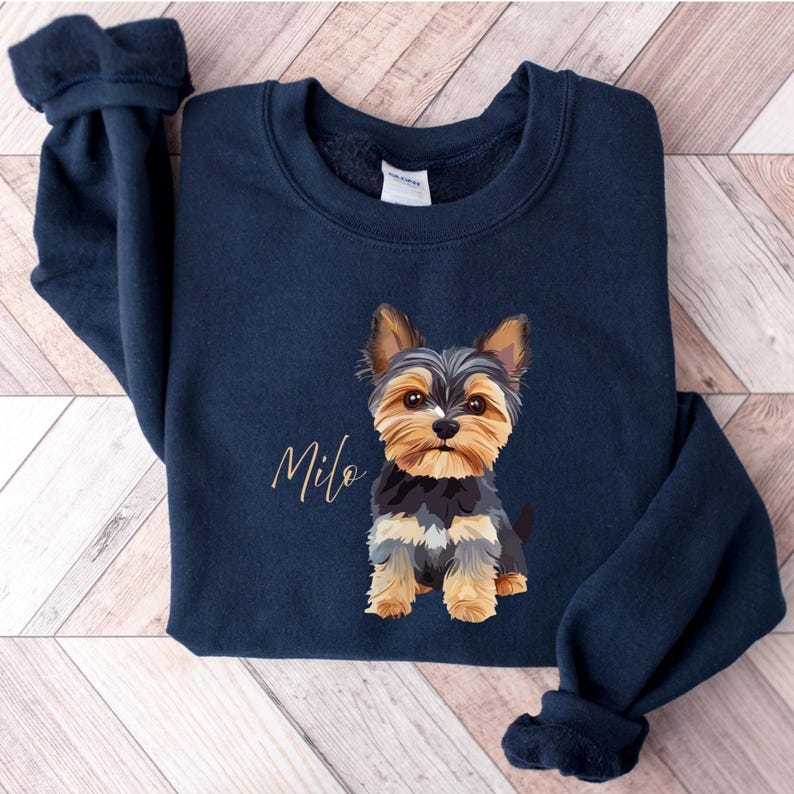 Personalized Yorkshire Terrier Shirt – Custom Yorkie Tee, Dog Mom ...