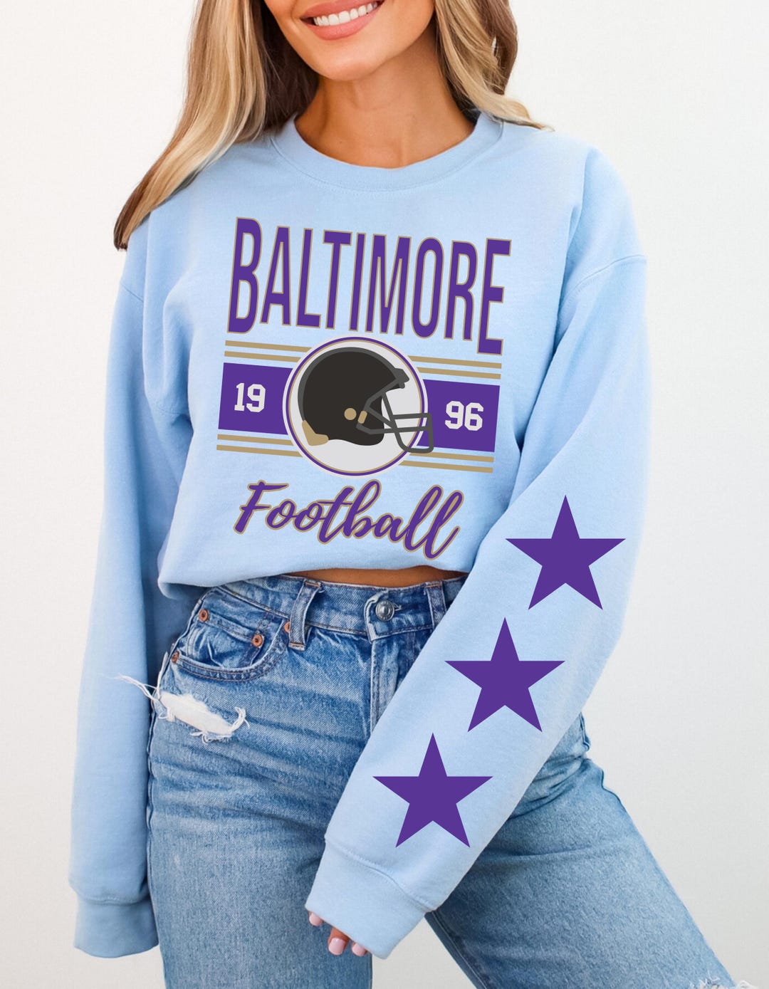 Vintage Baltimore Football Sweatshirt, T-shirt and Hoodie, Trendy ...