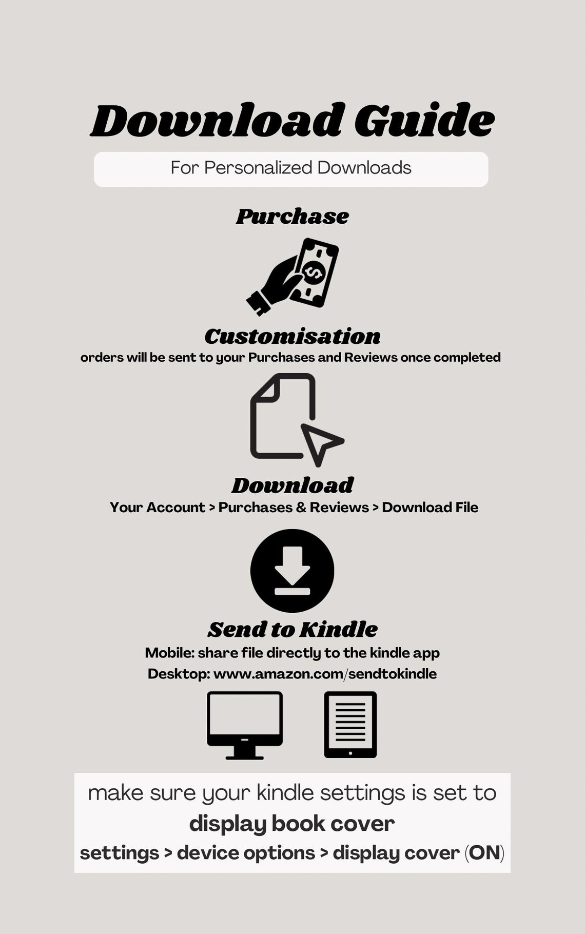 CUSTOM Name and Favourite Genre(s) - FULL SCREEN Kindle Screensaver ...