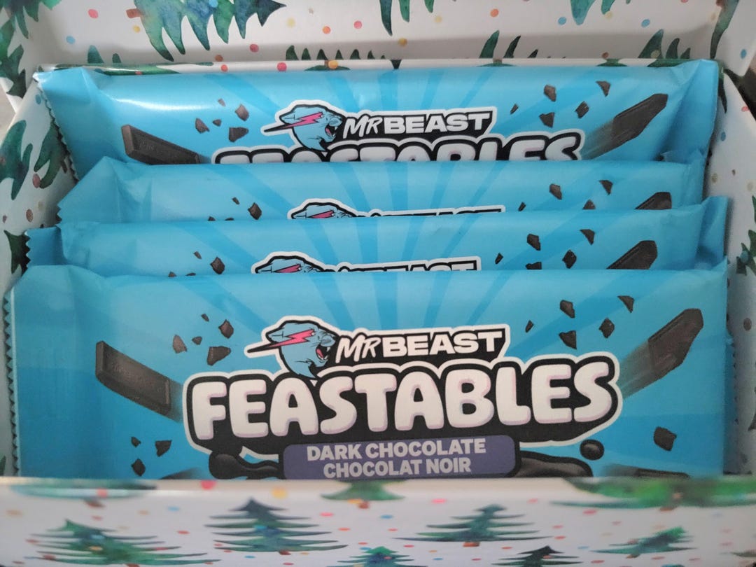 Mr. Beast Feastable Dark Chocolate Bars - Etsy