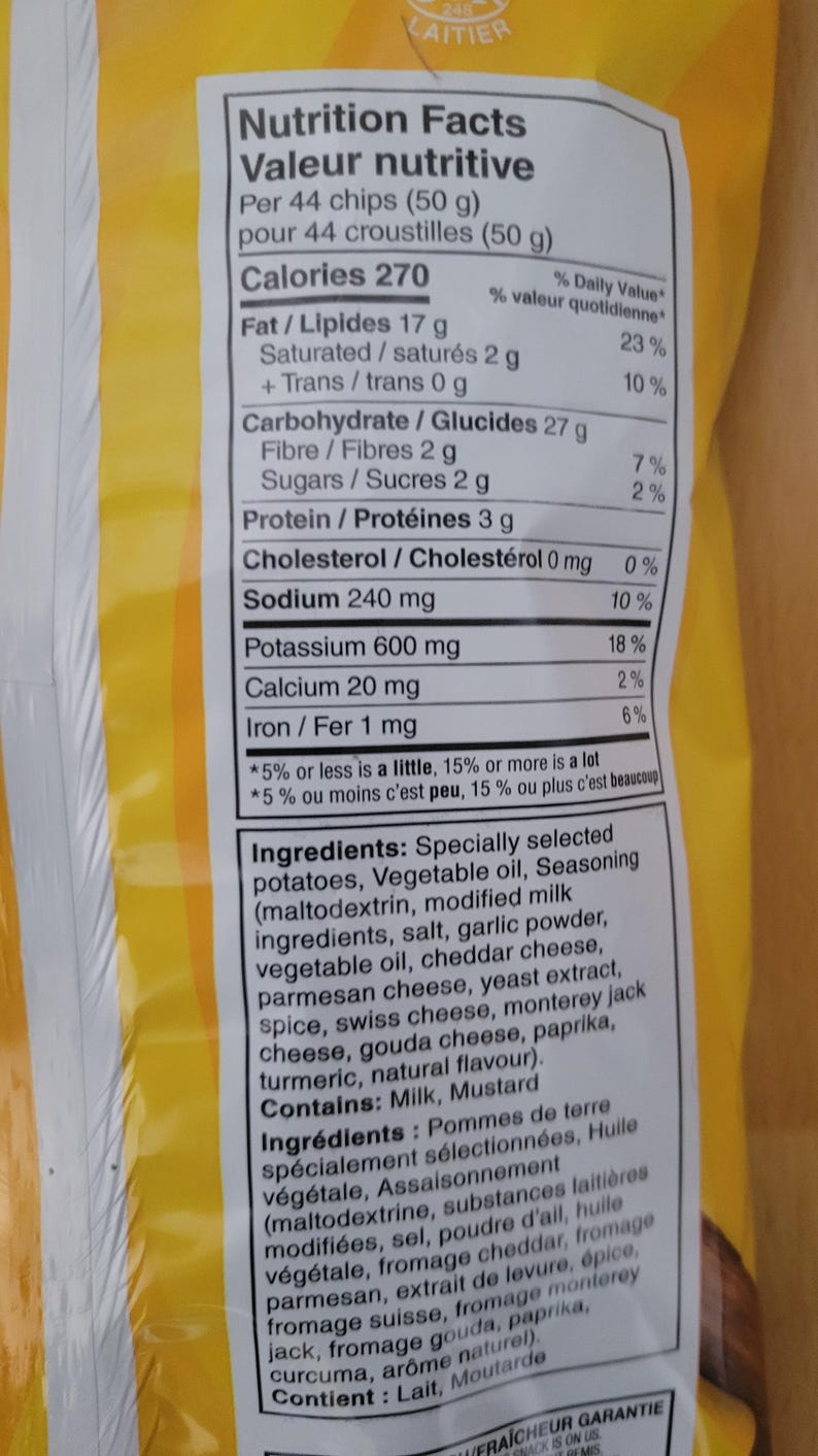 FAMILY SIZE Lay's Potato Chips - Etsy