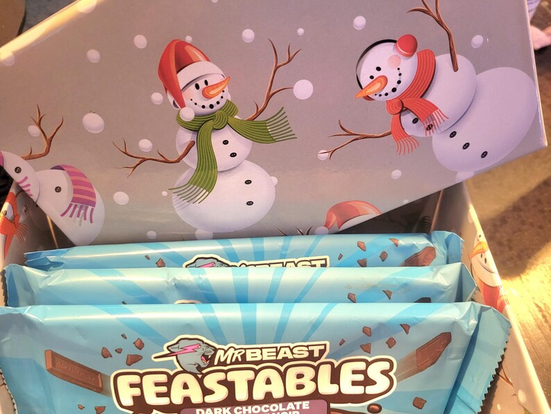 Mr. Beast Feastables Dark Chocolate Bar - Etsy