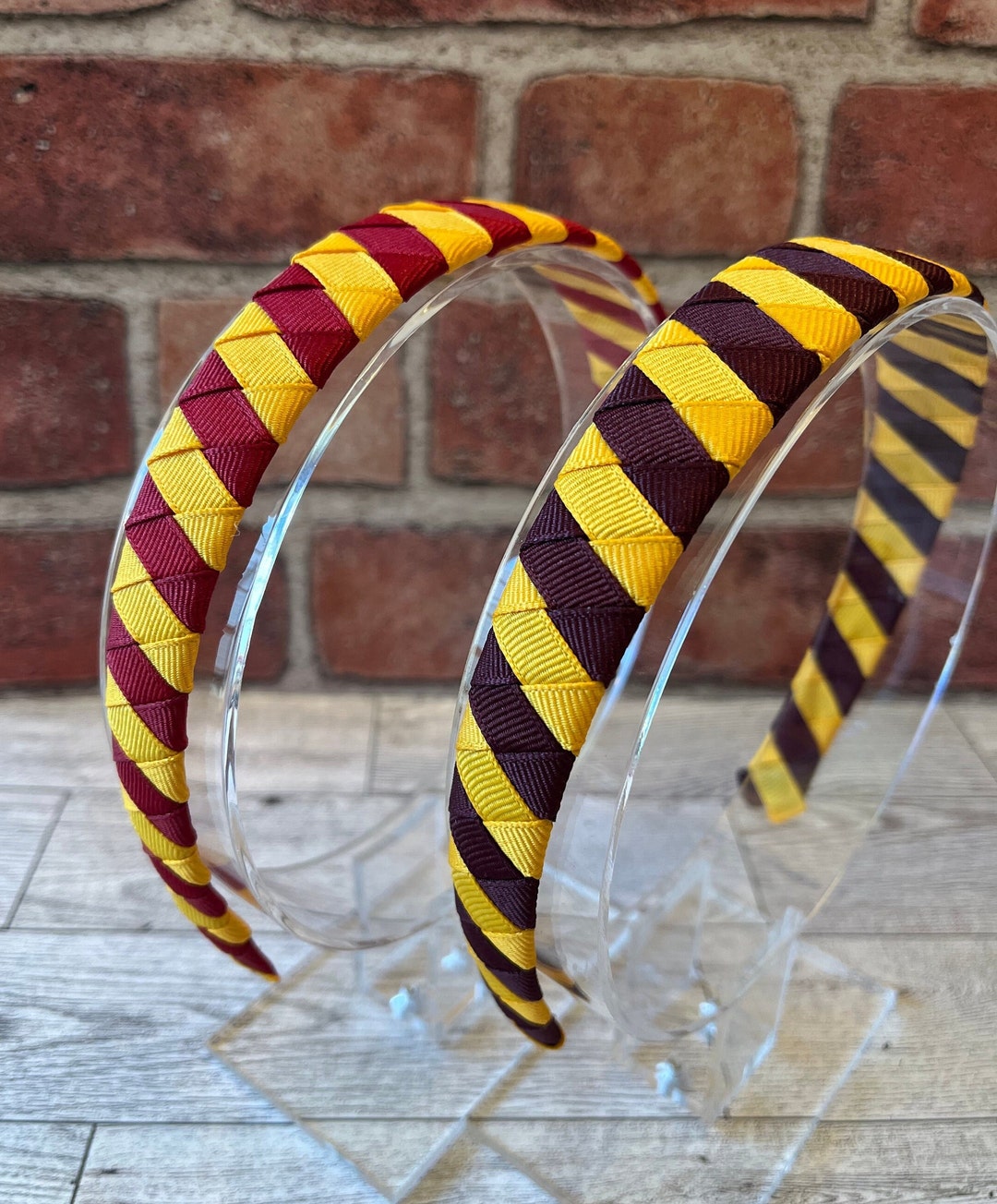 Maroon and Gold Headband, Red and Gold, Wizard Cosplay, House Color ...