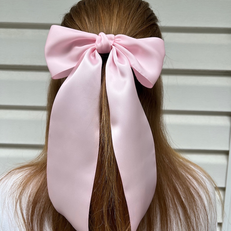 Large Pink Bows - Etsy