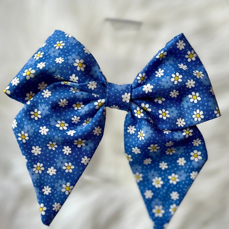 Daisy Hair Bow - Etsy