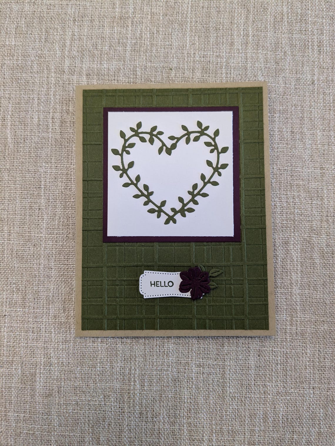 Heart Greeting Card, Handcrafted Card, Trendy Bday Card for Her, Unique ...