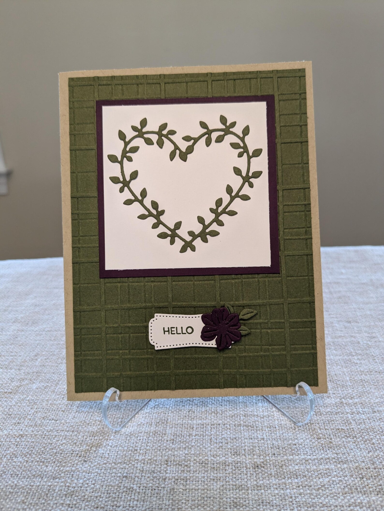Heart Greeting Card, Handcrafted Card, Trendy Bday Card for Her, Unique ...