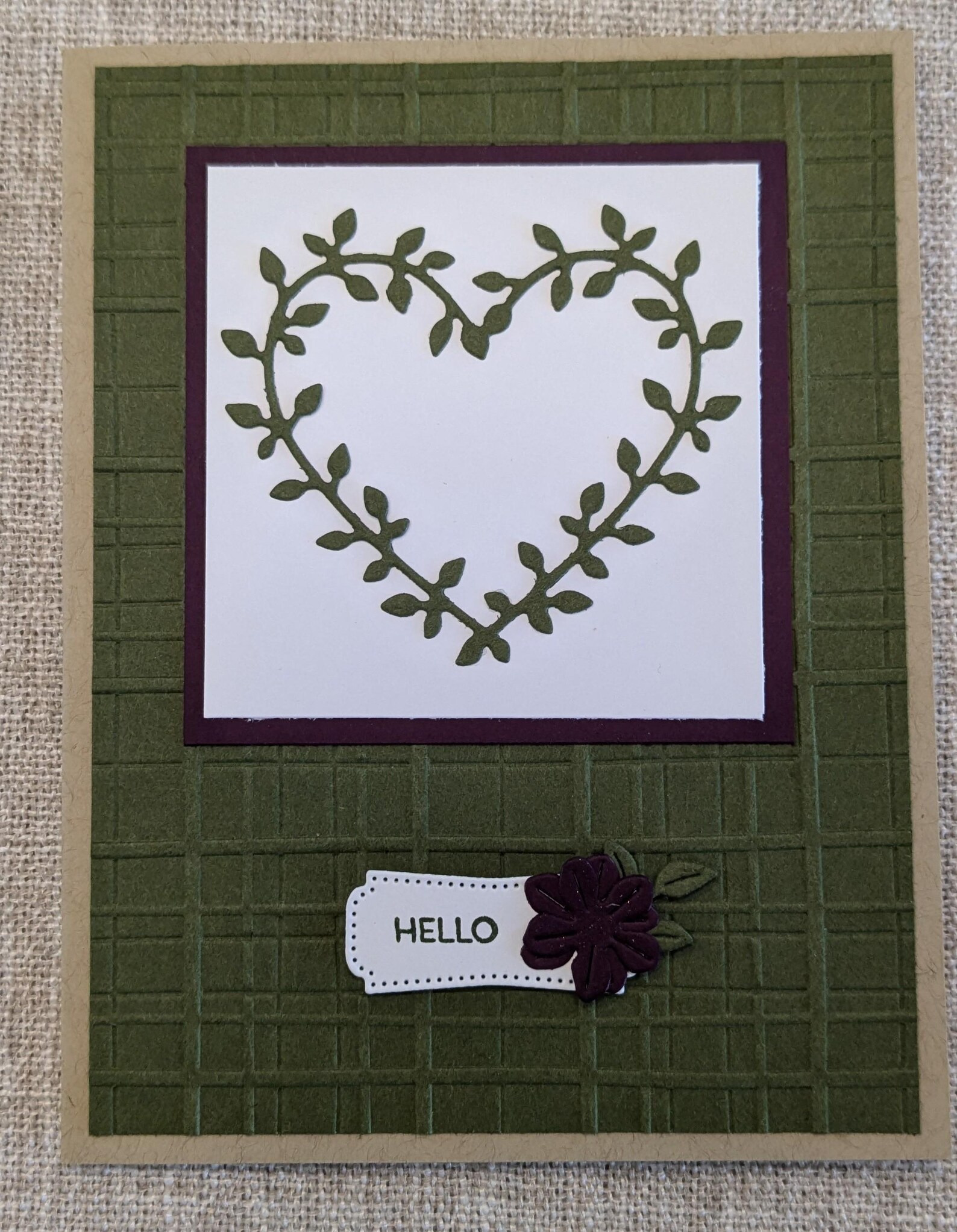 Heart Greeting Card, Handcrafted Card, Trendy Bday Card for Her, Unique ...