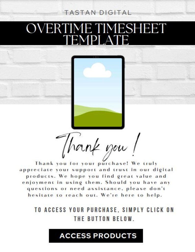 Overtime Timesheet Template, Google Sheets, Employee Work Hours Tracker ...