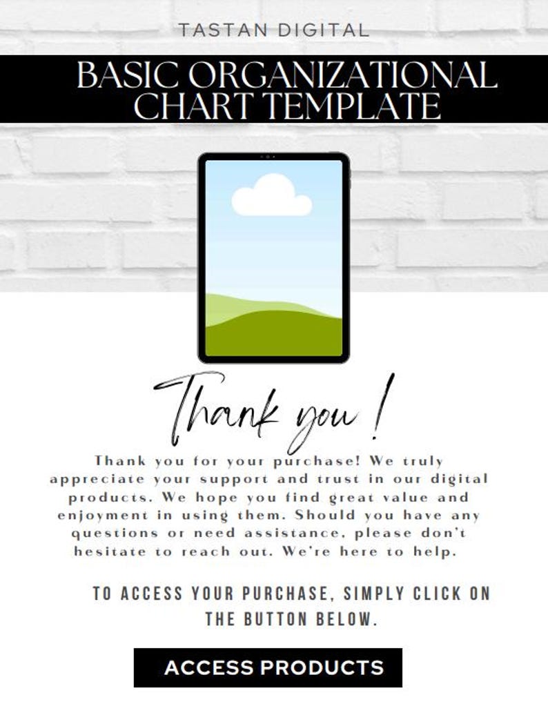 Editable Organizational Chart Template: Google Sheets, Team Structure ...