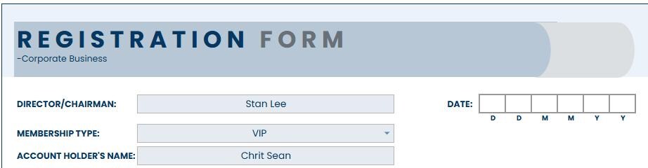 Registration Form Template, Event Sign-up Sheet, Printable Enrollment ...